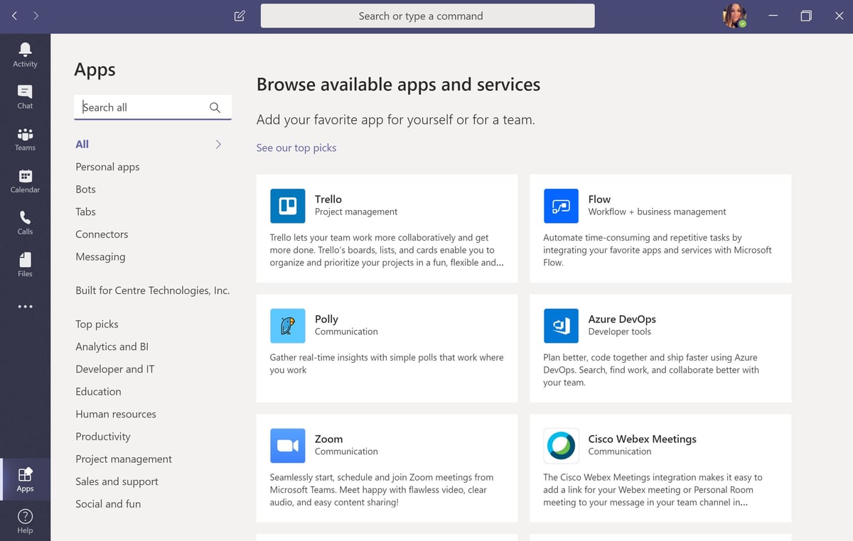 RingCentral for Microsoft Teams