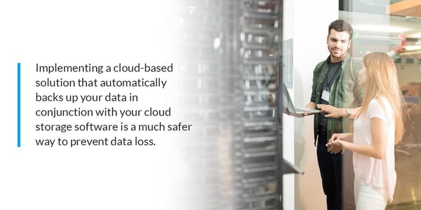 Utilizing the Cloud for Data Backup Disaster and Recovery